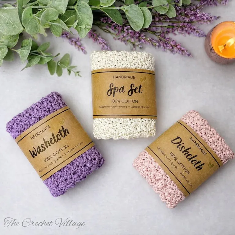 Free Mellow Washcloth Crochet Pattern: Gorgeous & Easy